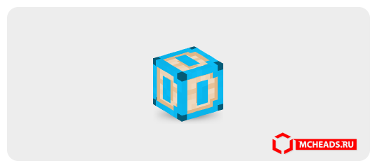 Lettercube D — Minecraft head