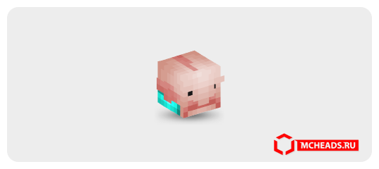 Blobfish (Diamond) — Minecraft head