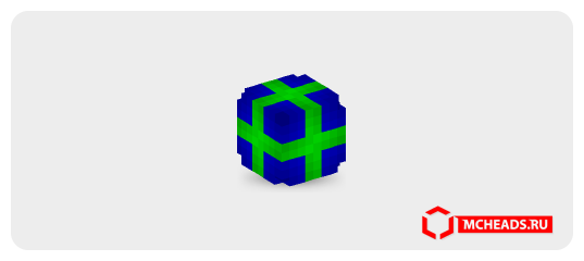 Present (blue) — 1819 — Minecraft head