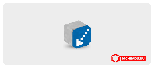 Detour Left — Minecraft head