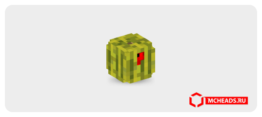 Watermelon Apostrophe — Minecraft head