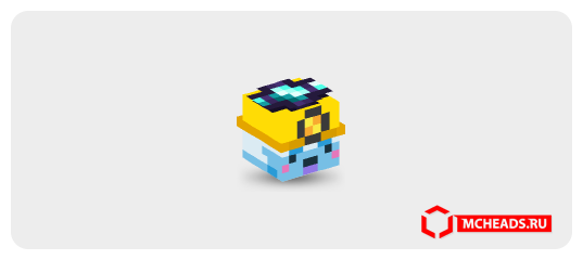 Gold Minion XII — Minecraft head