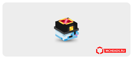 Obsidian Minion X — Minecraft head