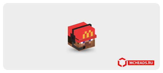 McDonald's Steve — Minecraft head