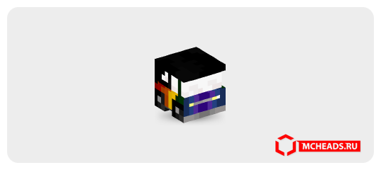 Jeep (rainbow) — Minecraft head