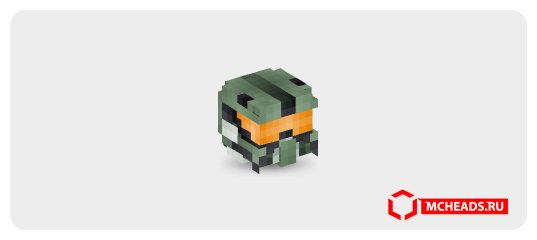 Minecraft Master Chief Pixel Art