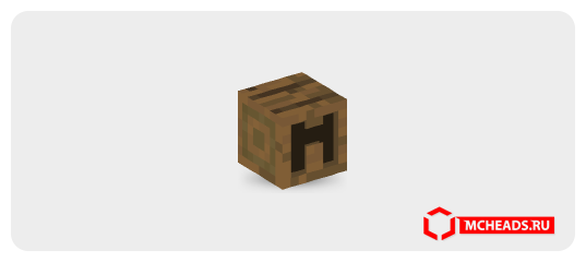 Spruce M — Minecraft head