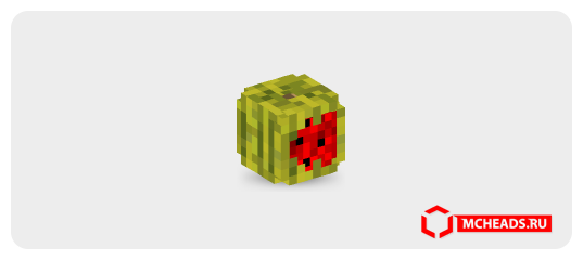 Watermelon Backward II — Minecraft head