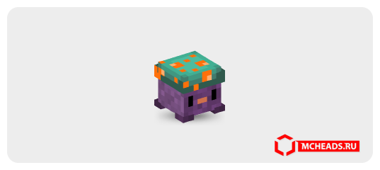 Warped Mushling — Minecraft head