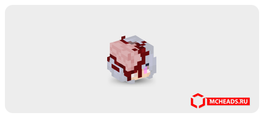 Injured Woman — Minecraft head