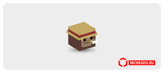 Smoking Monkey — 78543 — Minecraft head