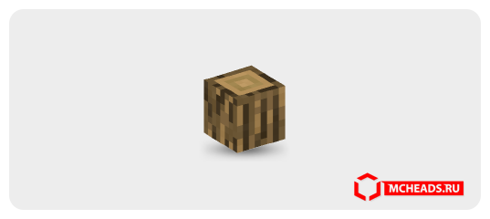 Oak Log — 46832 — Minecraft head