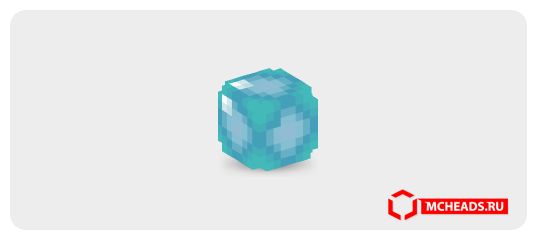Orb (blue) — 3040 — Minecraft head