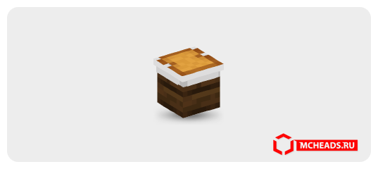 Sliced Bread On A Plate — 39613 — Minecraft head