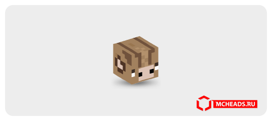 Aardvark — Minecraft head