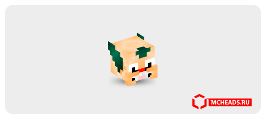 Krusty the Clown — Minecraft head