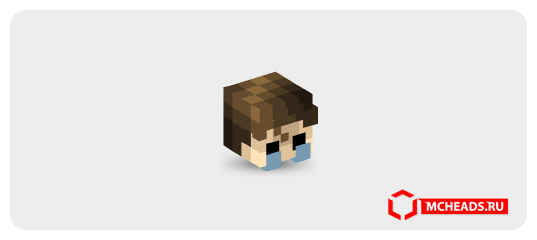 Crying Child — Minecraft head