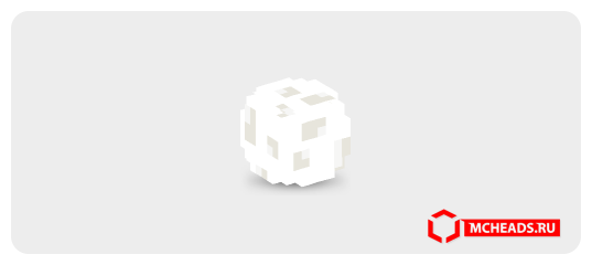 Mushroom Orb (white) — Minecraft head
