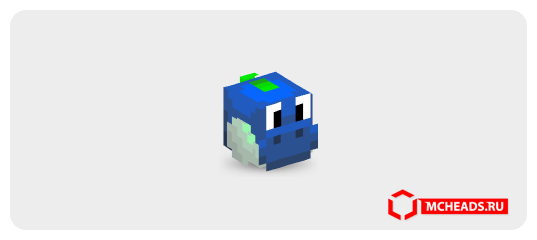 Blue Yoshi — 25416 — Minecraft head