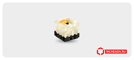 Candle (white) — Minecraft head