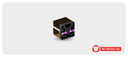 Man with Enderman Mask — Minecraft head