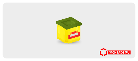 Play Dough (green) — Minecraft head