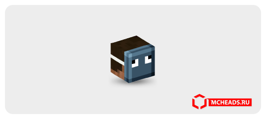 Man with Squid Mask — Minecraft head