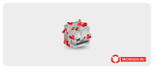Skeleton (Big Red Mushrooms) — Minecraft head