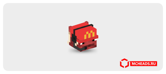 McDonalds Strider — Minecraft head