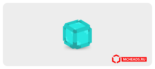 Orb (cyan) — 43617 — Minecraft head