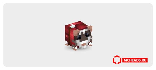 Santa Rat — Minecraft head