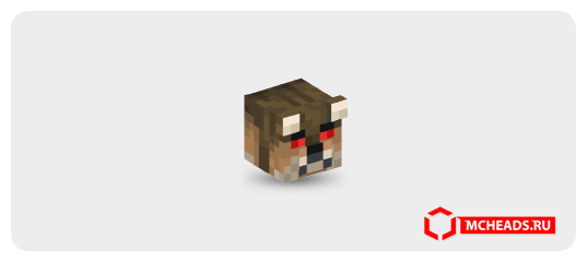 Woods Wolf (angry) — 89380 — Minecraft head