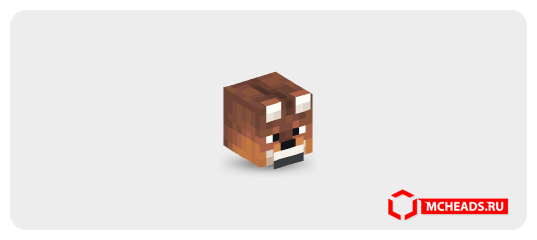 Rusty Wolf — 86437 — Minecraft head