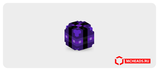 Easter Egg (black) — 4086 — Minecraft head