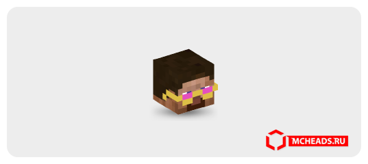 Disco Steve — Minecraft head