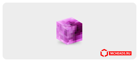 Amethyst Block — 1641 — Minecraft head
