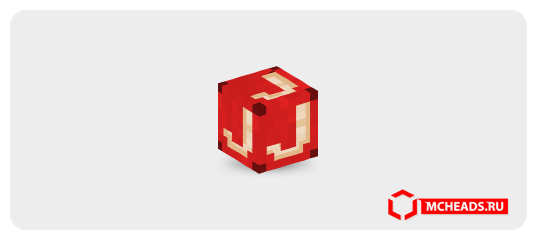 Lettercube J — Minecraft head