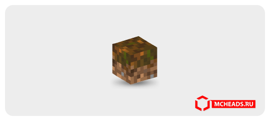 Podzol — Minecraft head