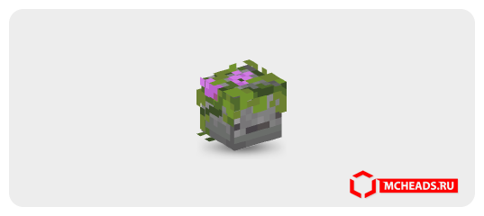 Azalea Golem — Minecraft head