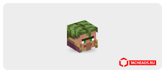 Cleric Villager — 29649 — Minecraft head