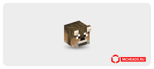 Woods Wolf (tamed) — Minecraft head