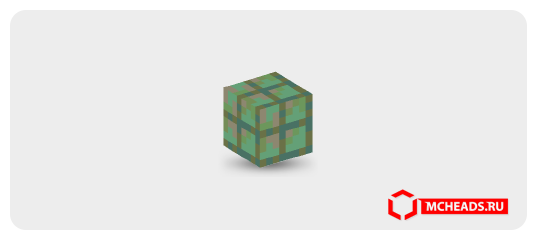 Weathered Cut Copper — 41665 — Minecraft head