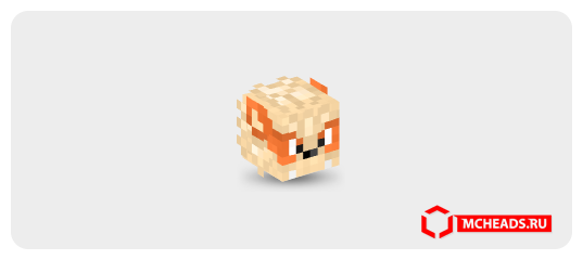 Arcanine (#059) — Minecraft head