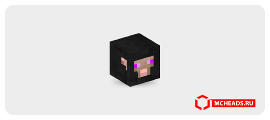 Enderman Sheep — Minecraft head