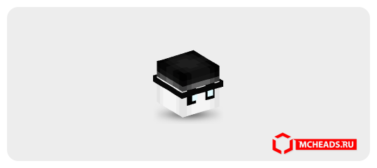 Dapper Napstablook — Minecraft head