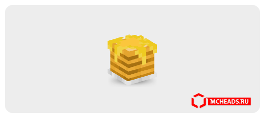 Beehive on a Plate — Minecraft head
