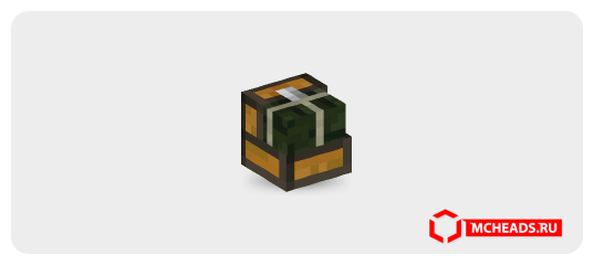 Dried Kelp Block — Minecraft head