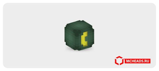 Forest Green Round Bracket (open) — Minecraft head