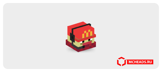 McDonalds Shulker (red) — Minecraft head