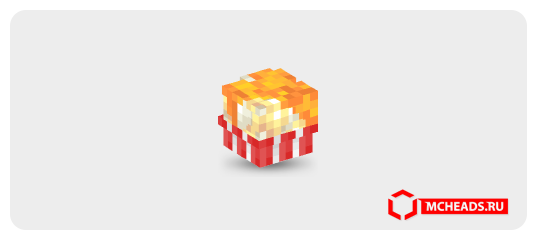 Cheese Popcorn — Minecraft head